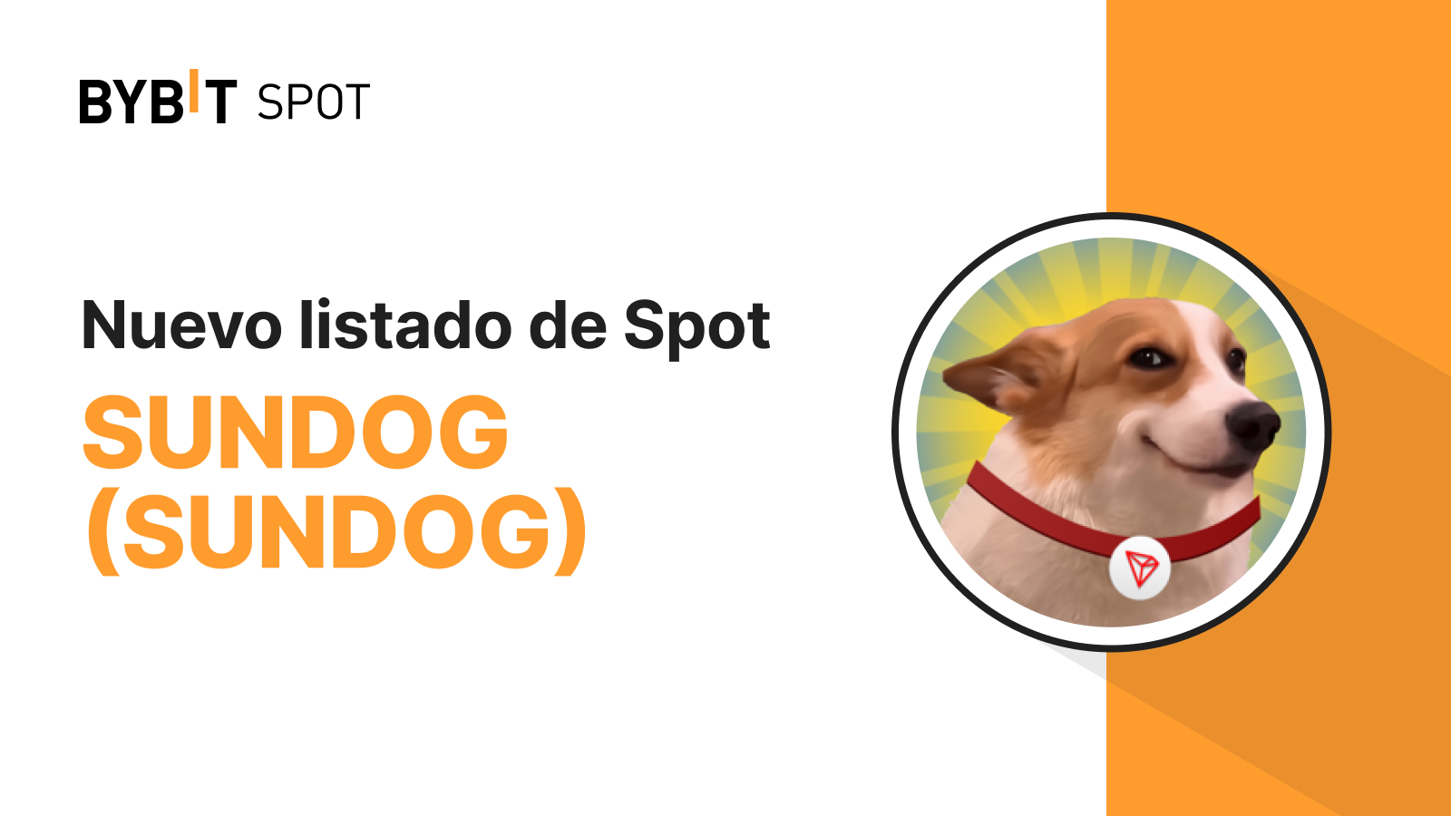 Bybit Announcement | Nuevo listado: SUNDOG/USDT — Gana de un fondo de ...